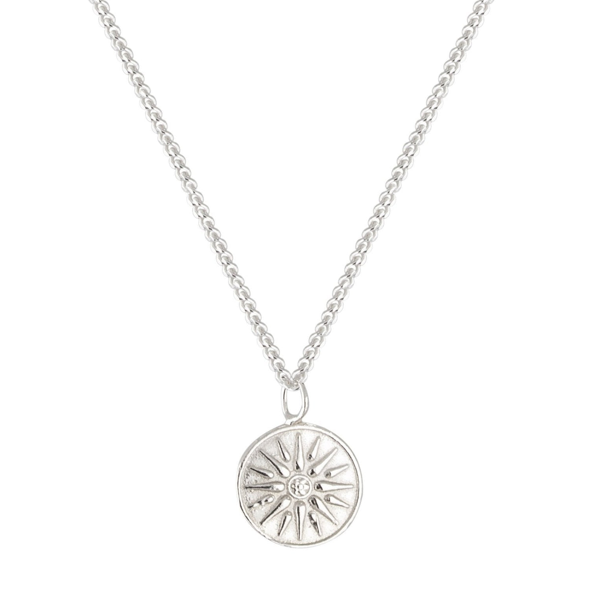 SUNSHINE NECKLACE Solid Silver - Made in Stockholm – Carolinne B jewelry